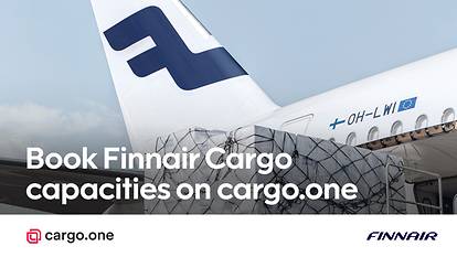 Finnair Cargo is now live on cargo.one for Norway and Ireland